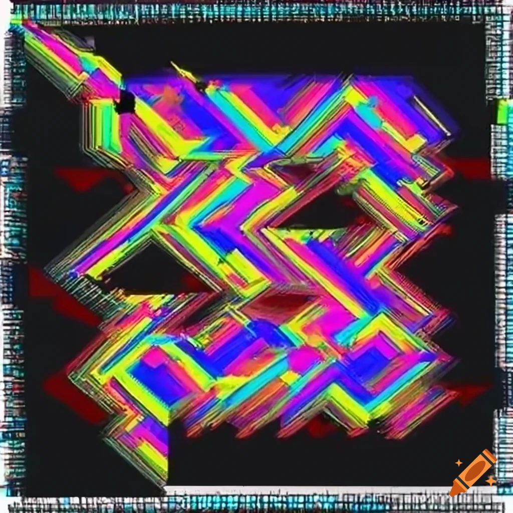 Glitched xp signs on Craiyon