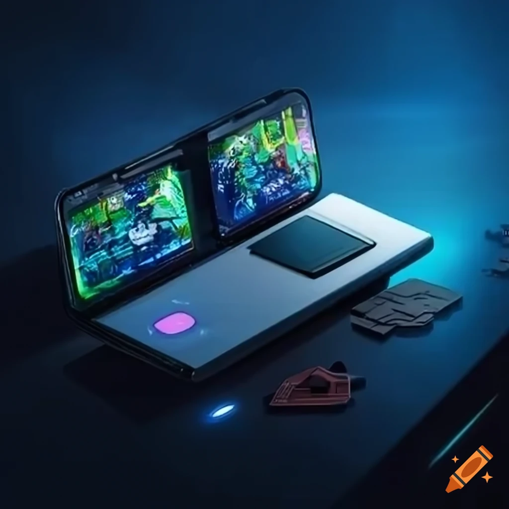 Mobile gaming environment on Craiyon