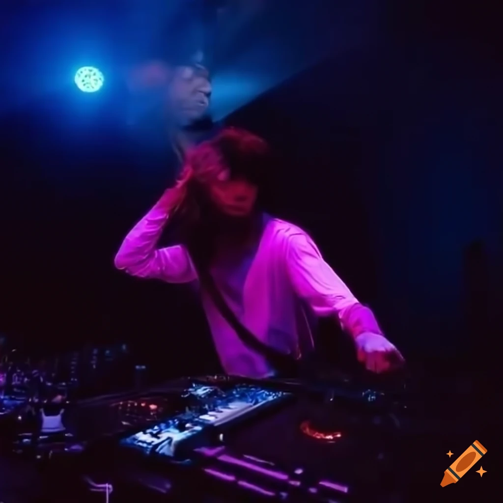 Good looking alpine guy looking into a bright future while dancing to ...