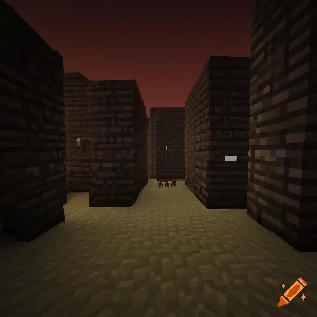 Minecraft server sos on Craiyon