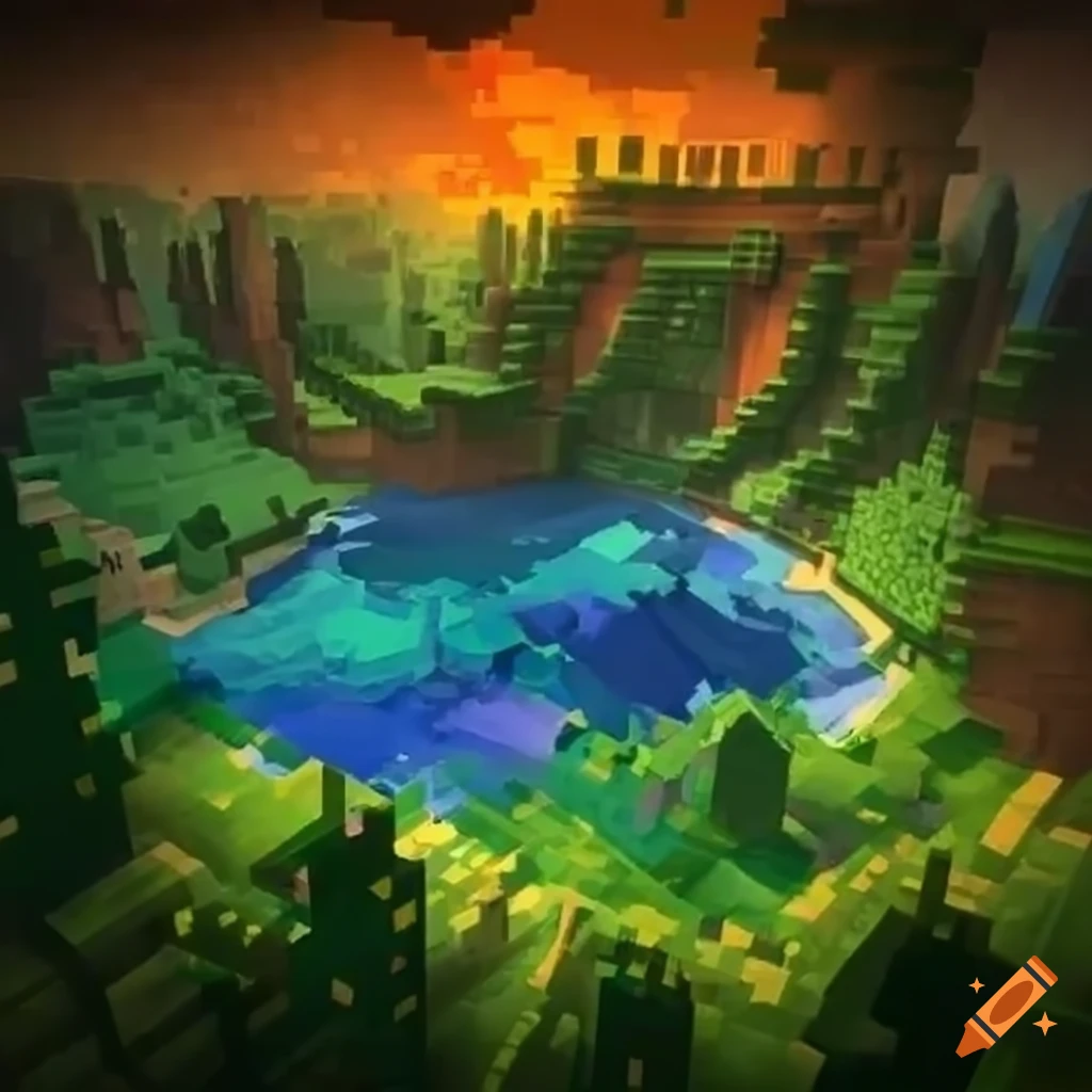 Minecraft plugin ecosystem on Craiyon