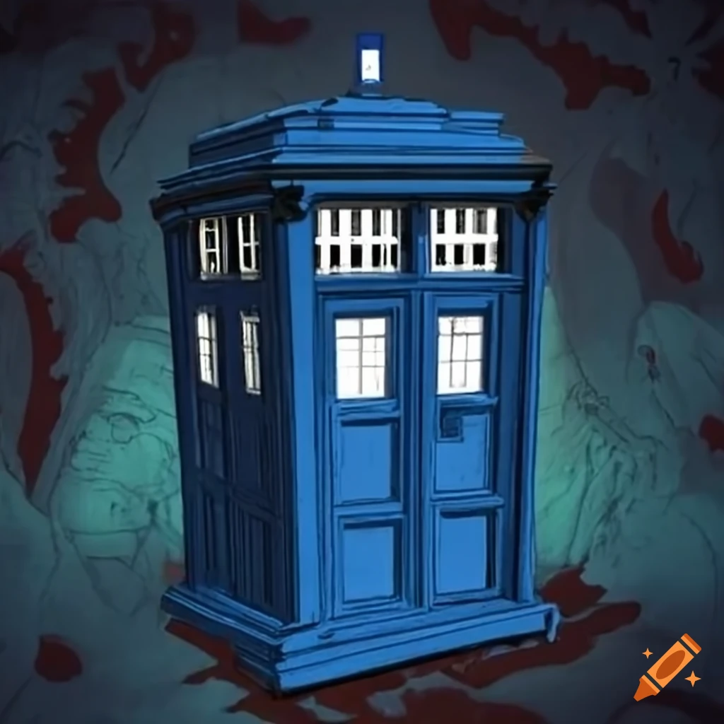 Tardis Cartoon Drawing