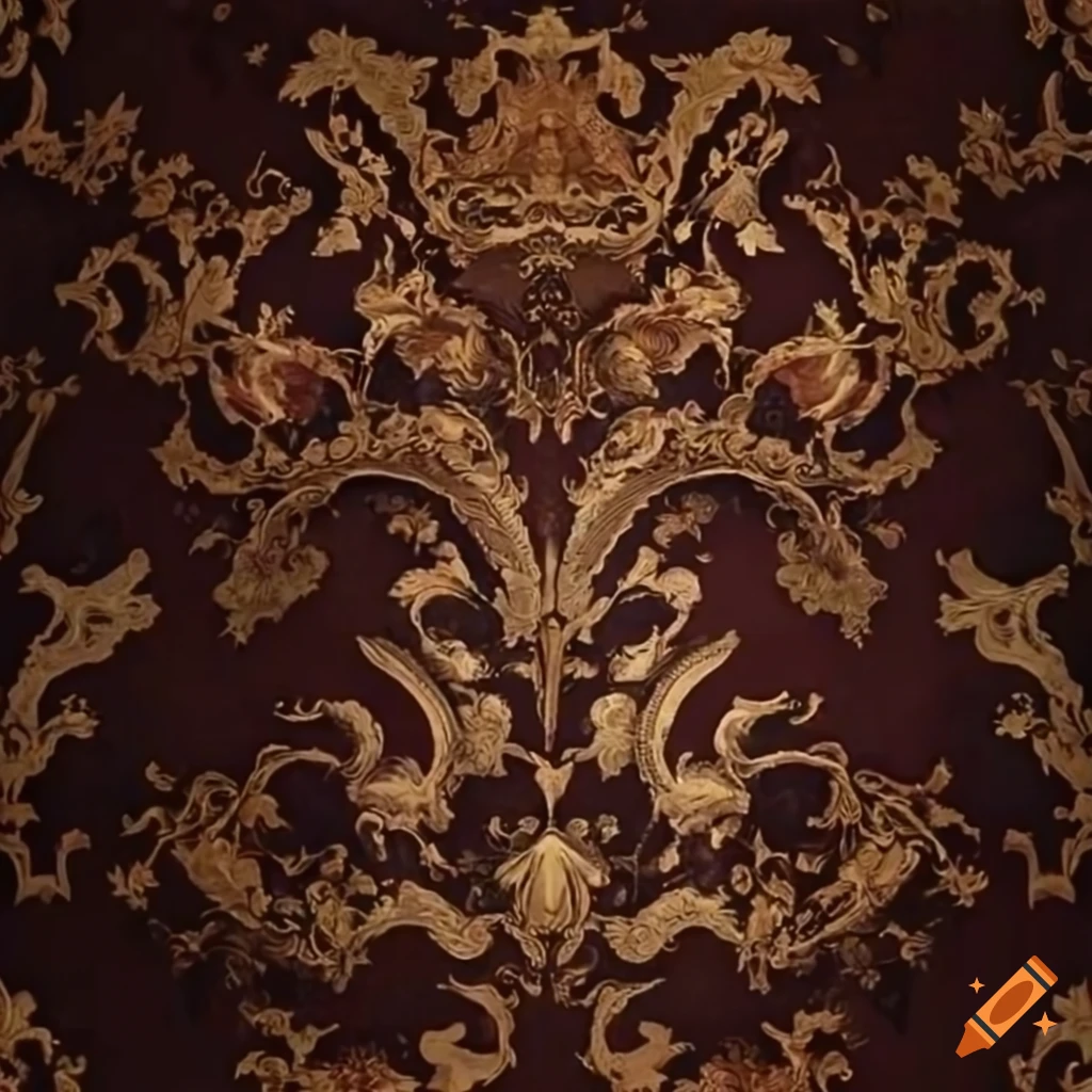 Victorian Wallpaper Brown