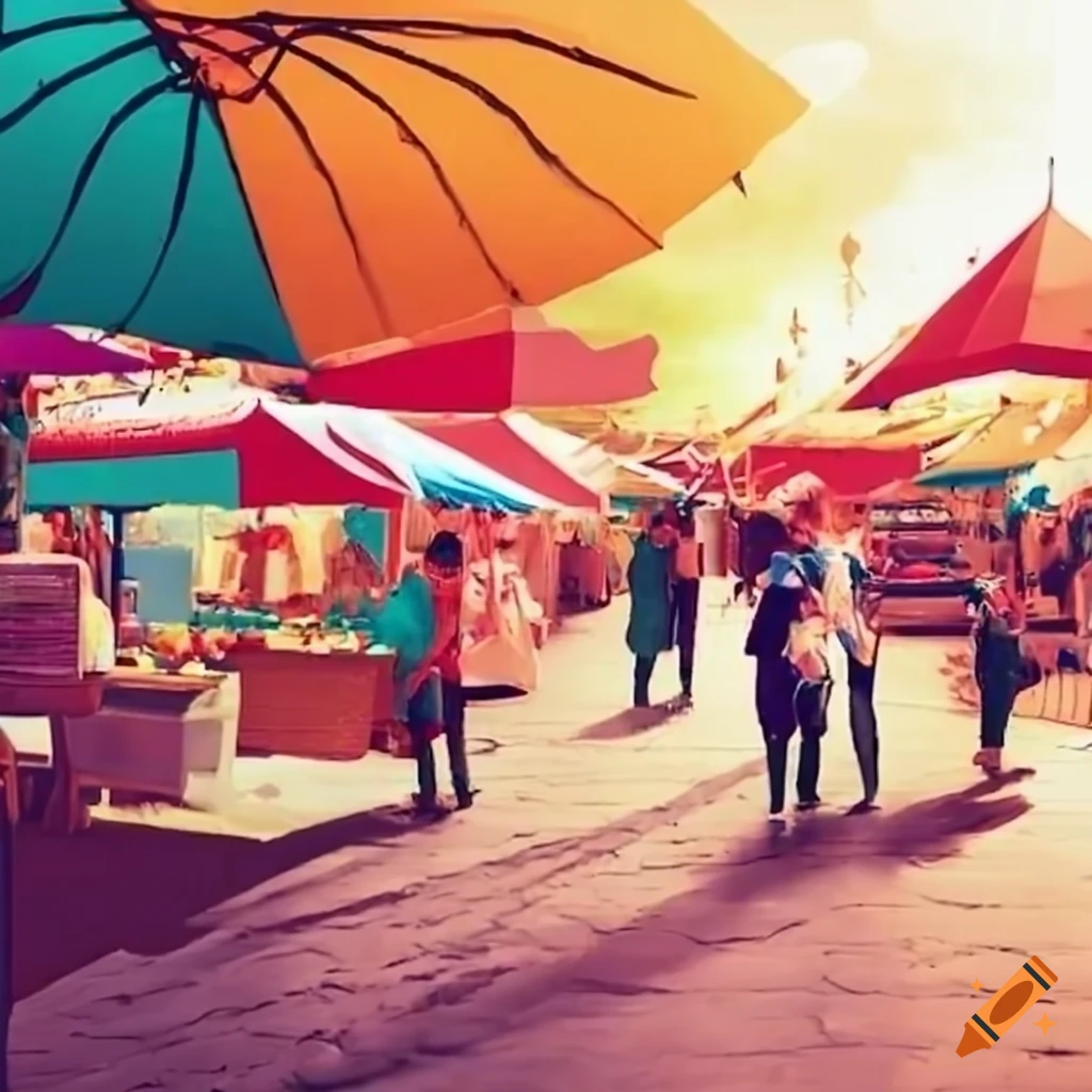 Creating market stalls