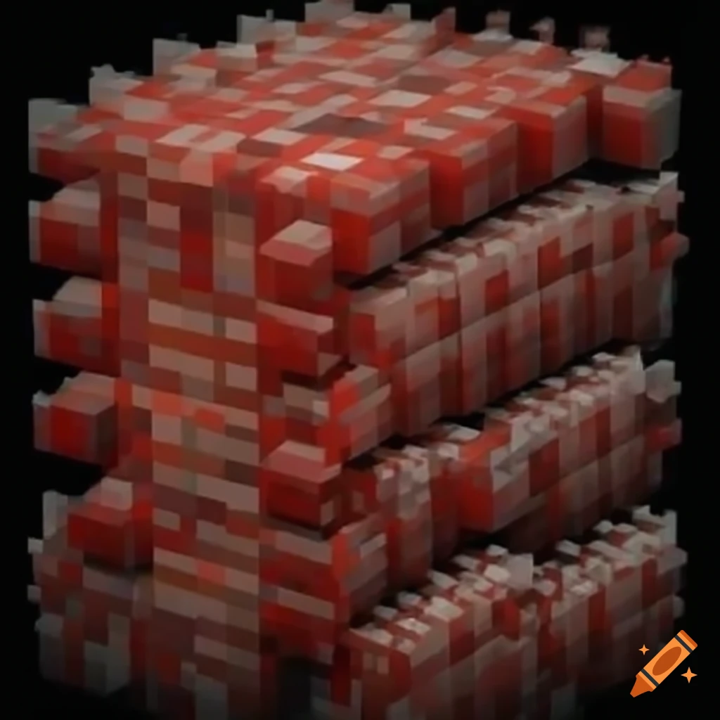 Complex redstone mechanics on Craiyon