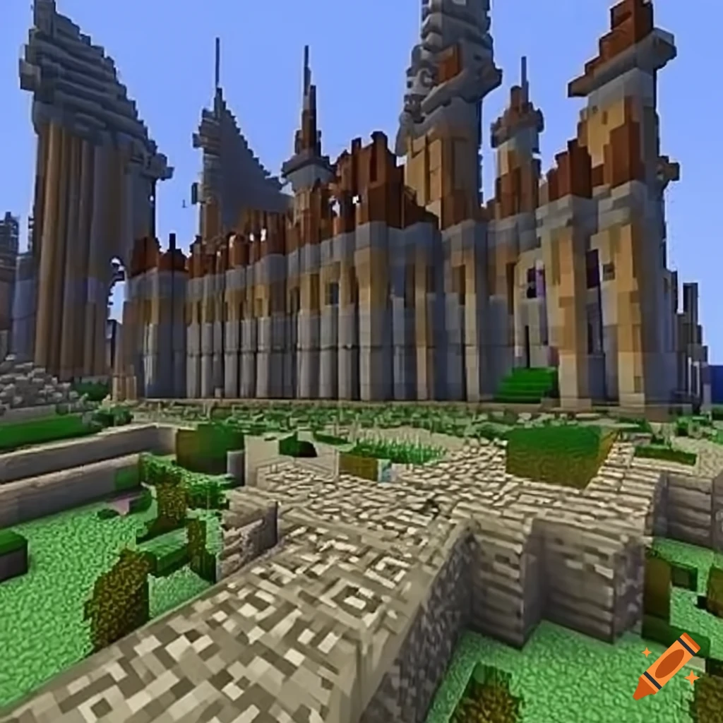 Minecraft Oasis Servers on Craiyon