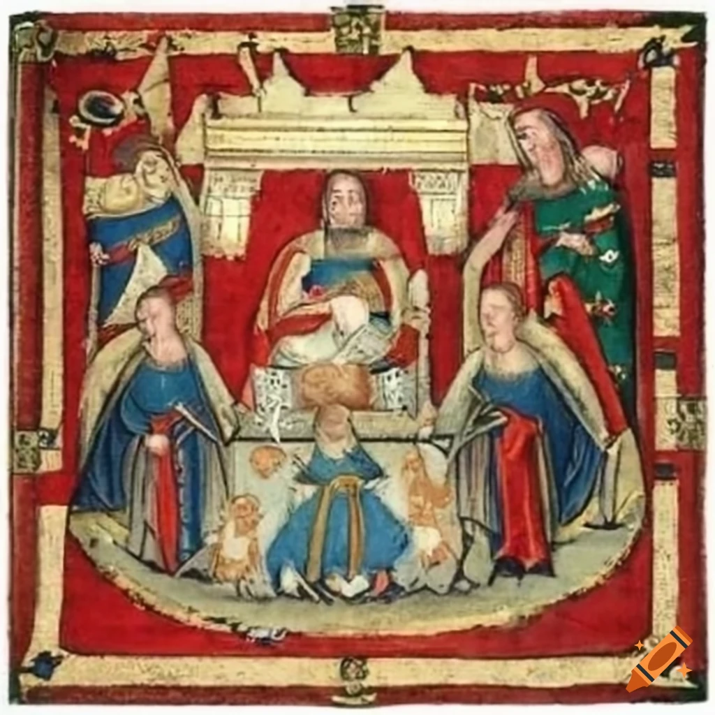 Medieval dreams on Craiyon