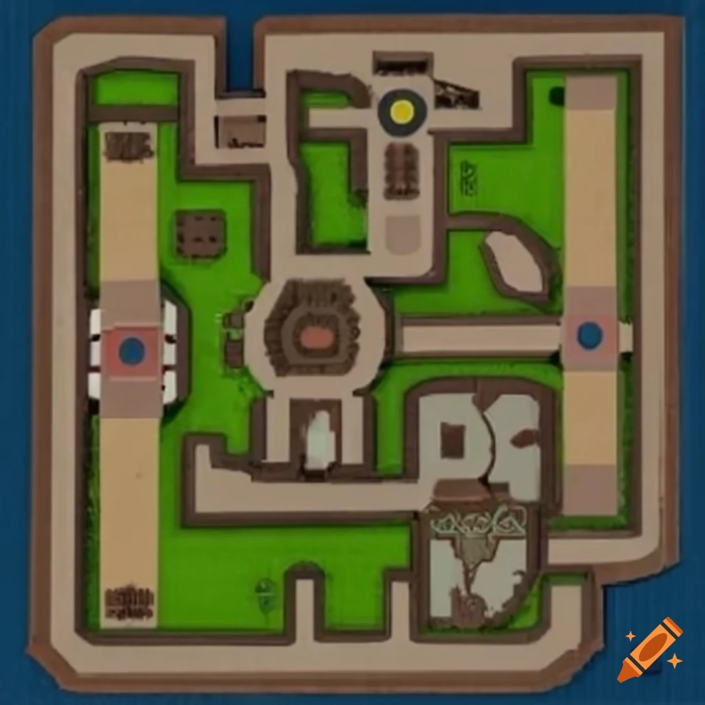 Arena maps on Craiyon