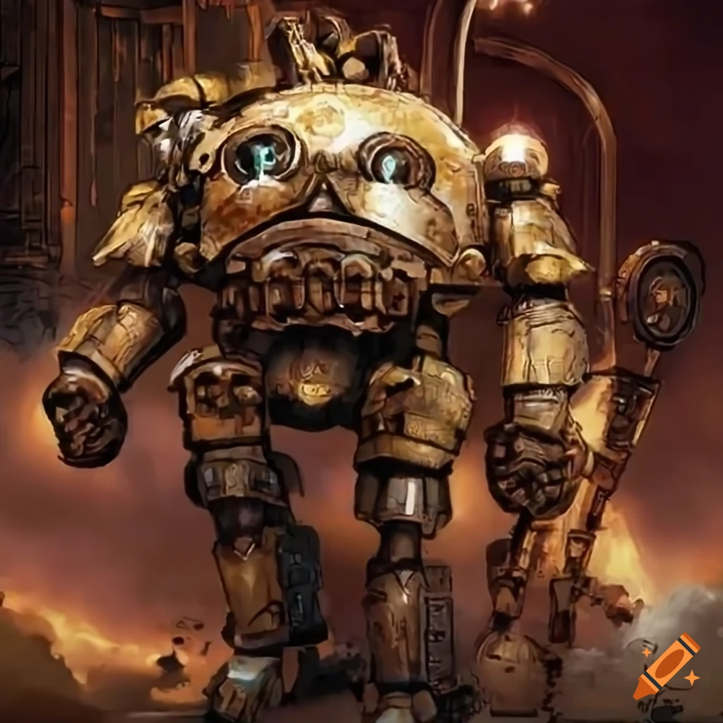 Steampunk mecha