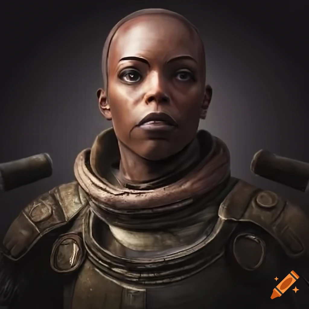 Fallout character portrait on Craiyon