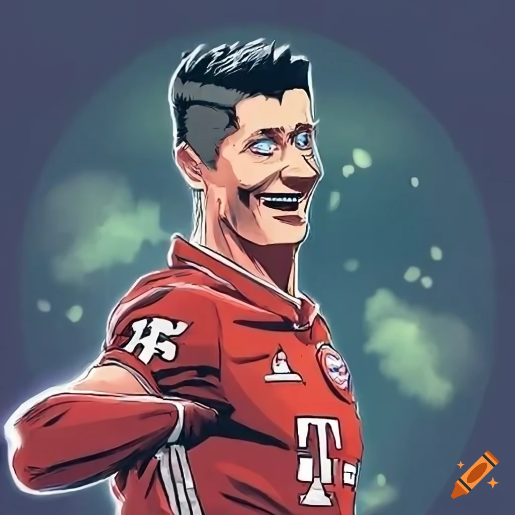 Robert Lewandowski Cartoon
