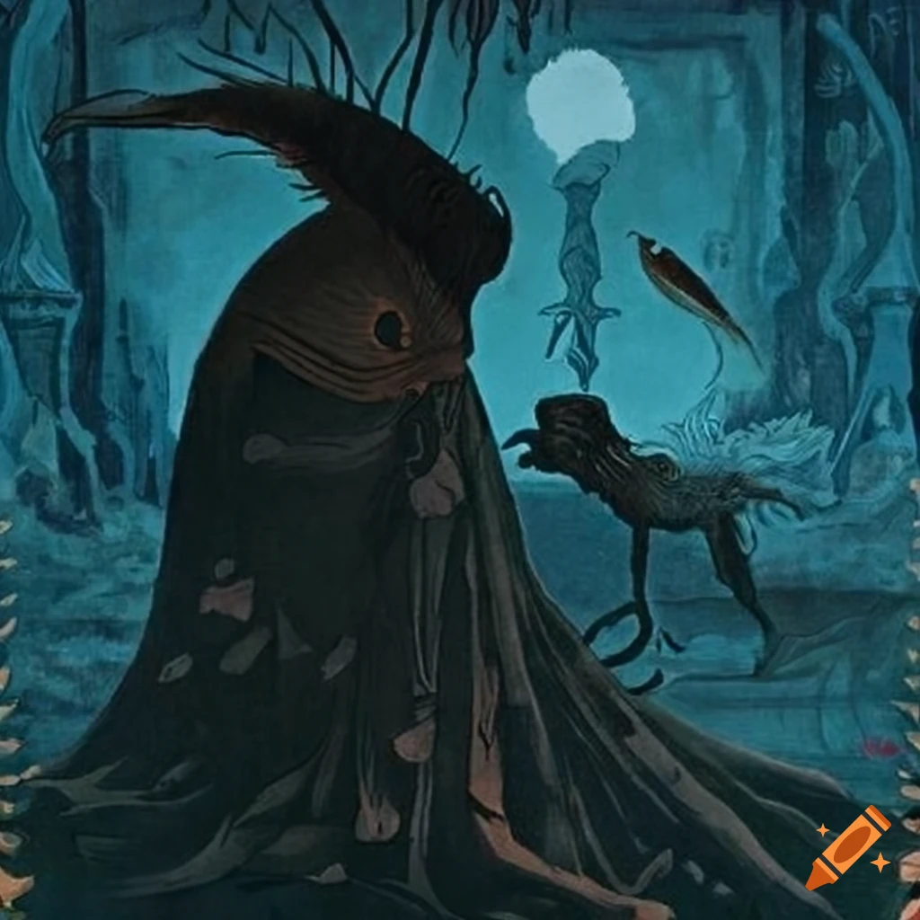 Game enemy kay nielsen on Craiyon