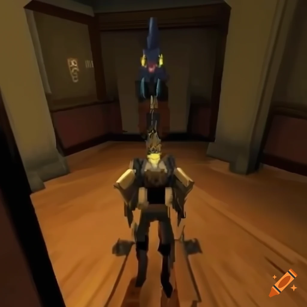 Video game screenshot: gabriel ultrakill in action