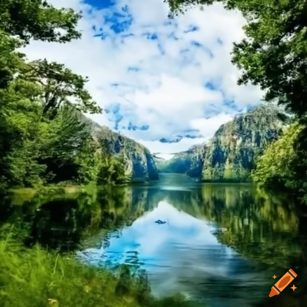 Explore enchanted lands on Craiyon