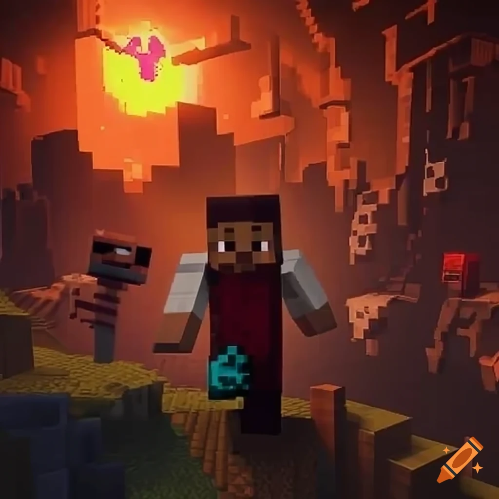 Linking minecraft on Craiyon