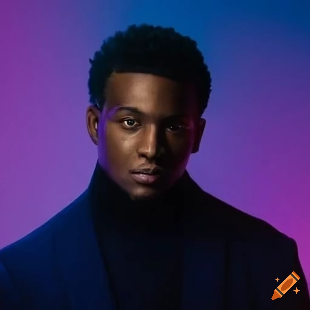 Portrait of darius taylor, a talented architect with a captivating charm