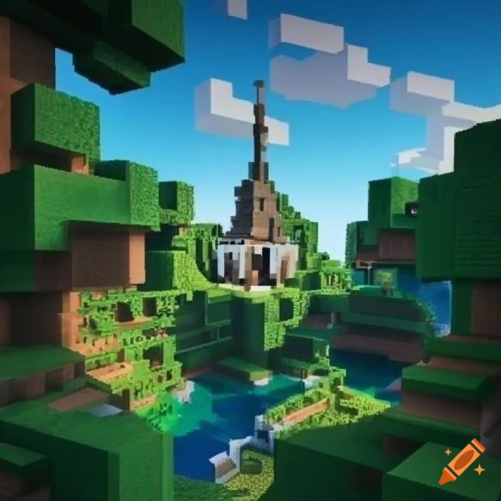 Dedicated minecraft pe on Craiyon