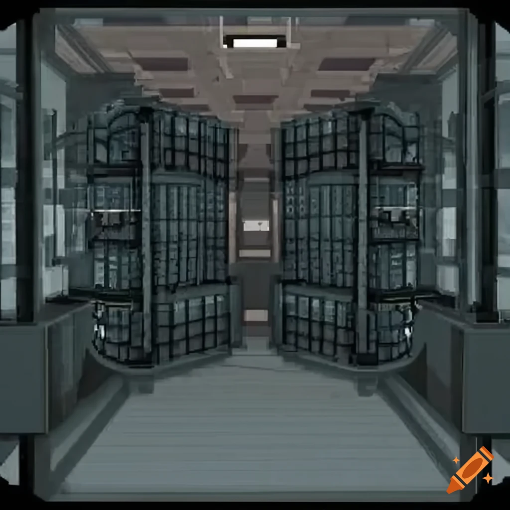 Prison server environments on Craiyon