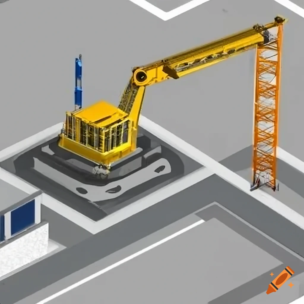 Virtual construction platform on Craiyon