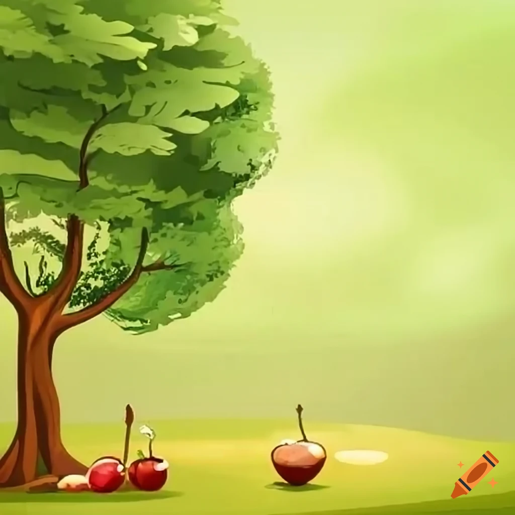 Food-providing trees on Craiyon