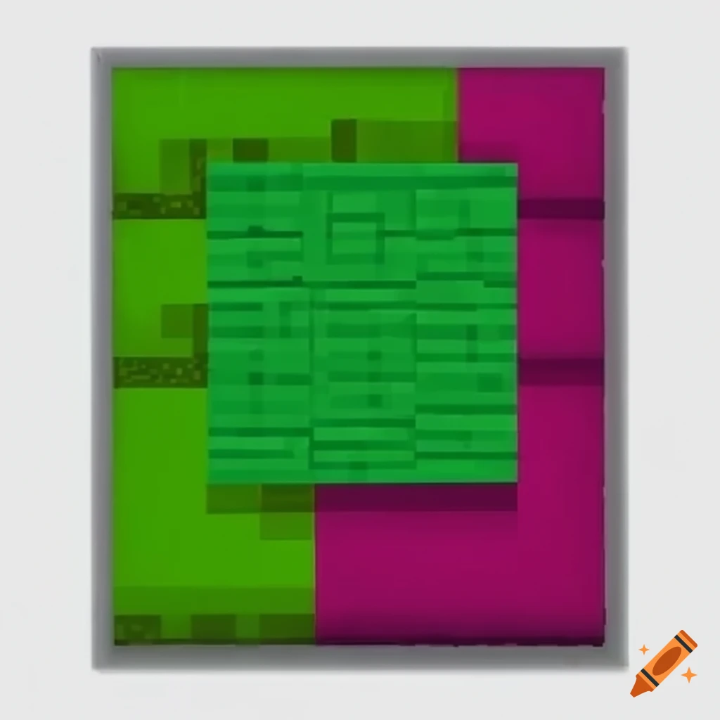 Minecraft journal on Craiyon