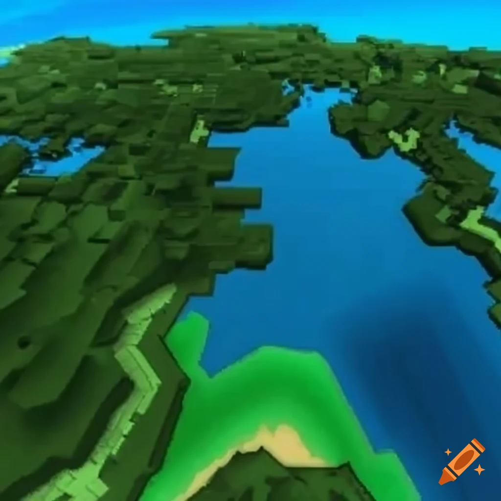 World generation system on Craiyon