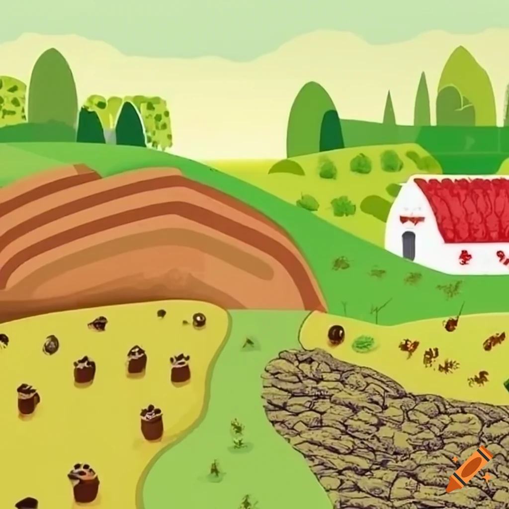 Thriving Farm Ecosystem on Craiyon