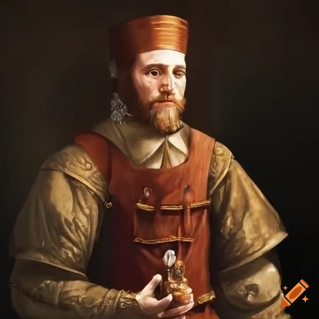 Medieval rich man on Craiyon