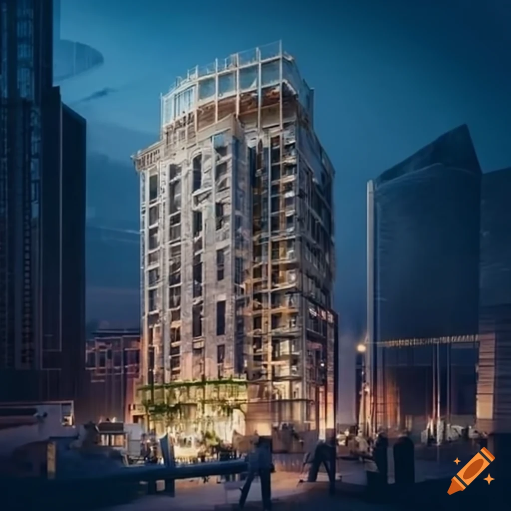 Construction project on Craiyon