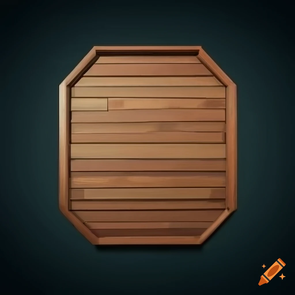 Stylized wood panel