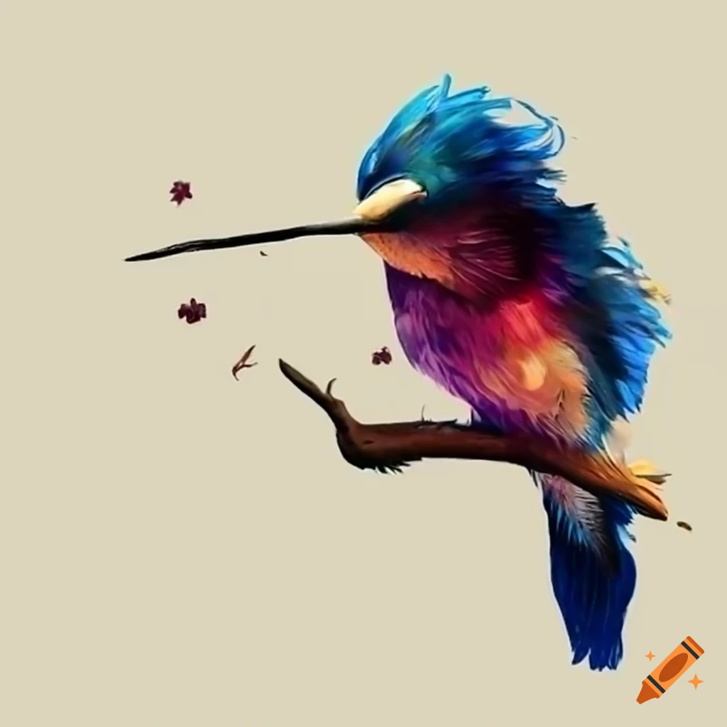 Bird flying on Craiyon