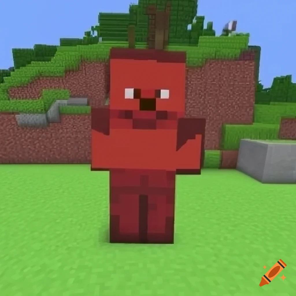 Blocky minecraft world