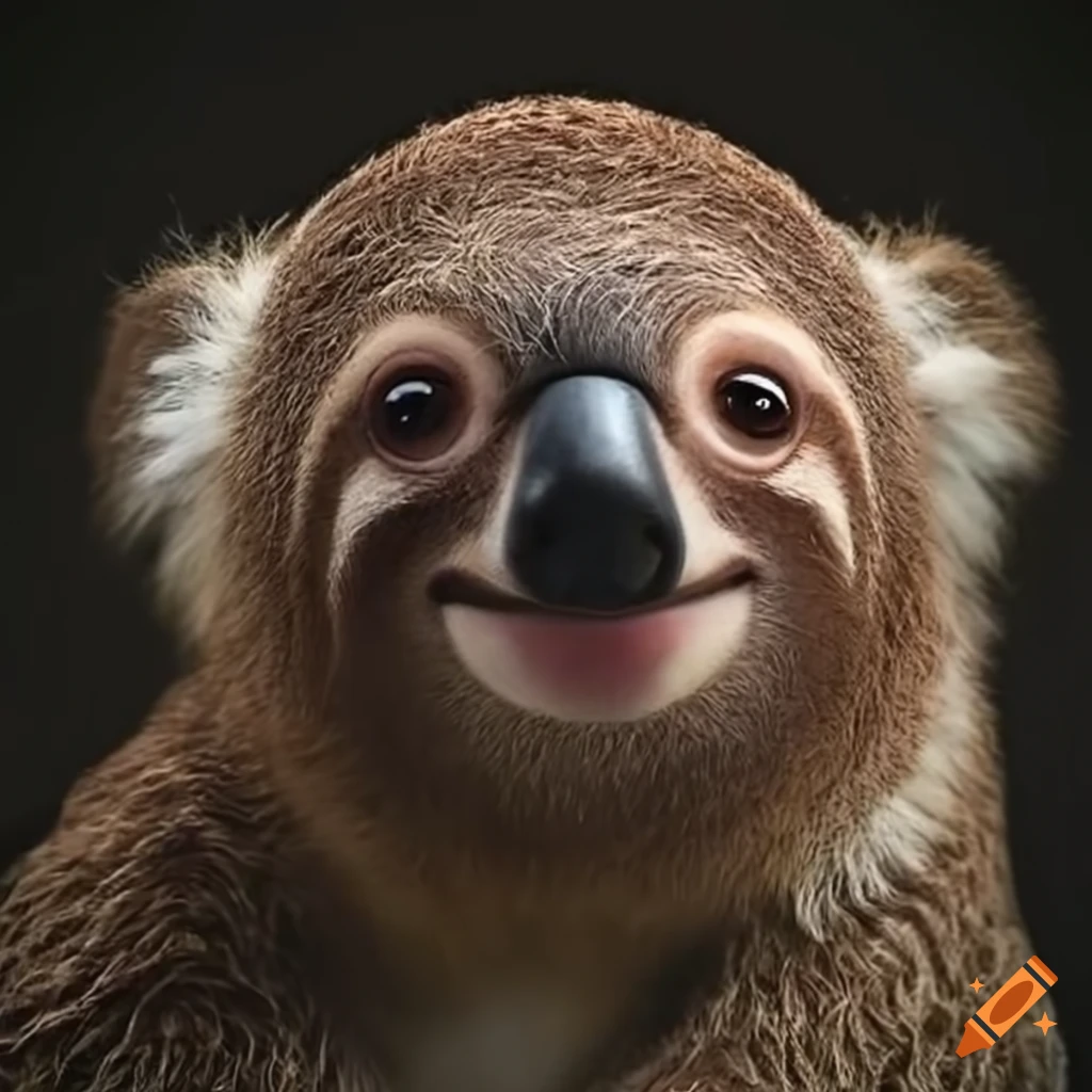 (The Sloth and Koala Hybrid) on Craiyon