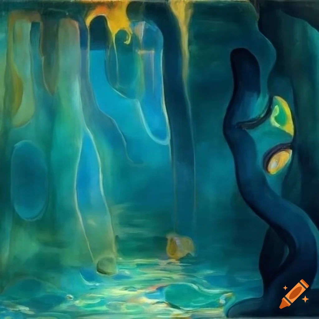 A mesmerizing underwater scene with reflective snake scales underwater ...