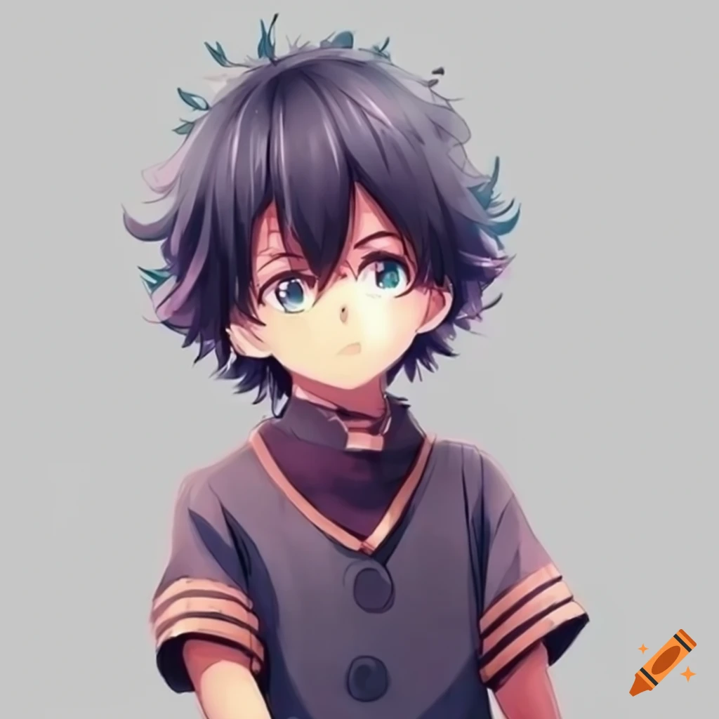 Anime kid on Craiyon