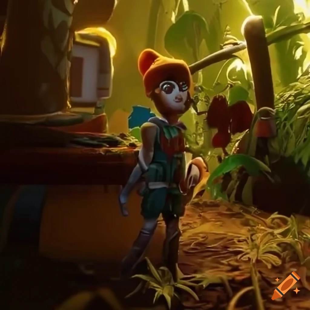 Grounded gameplay on Craiyon