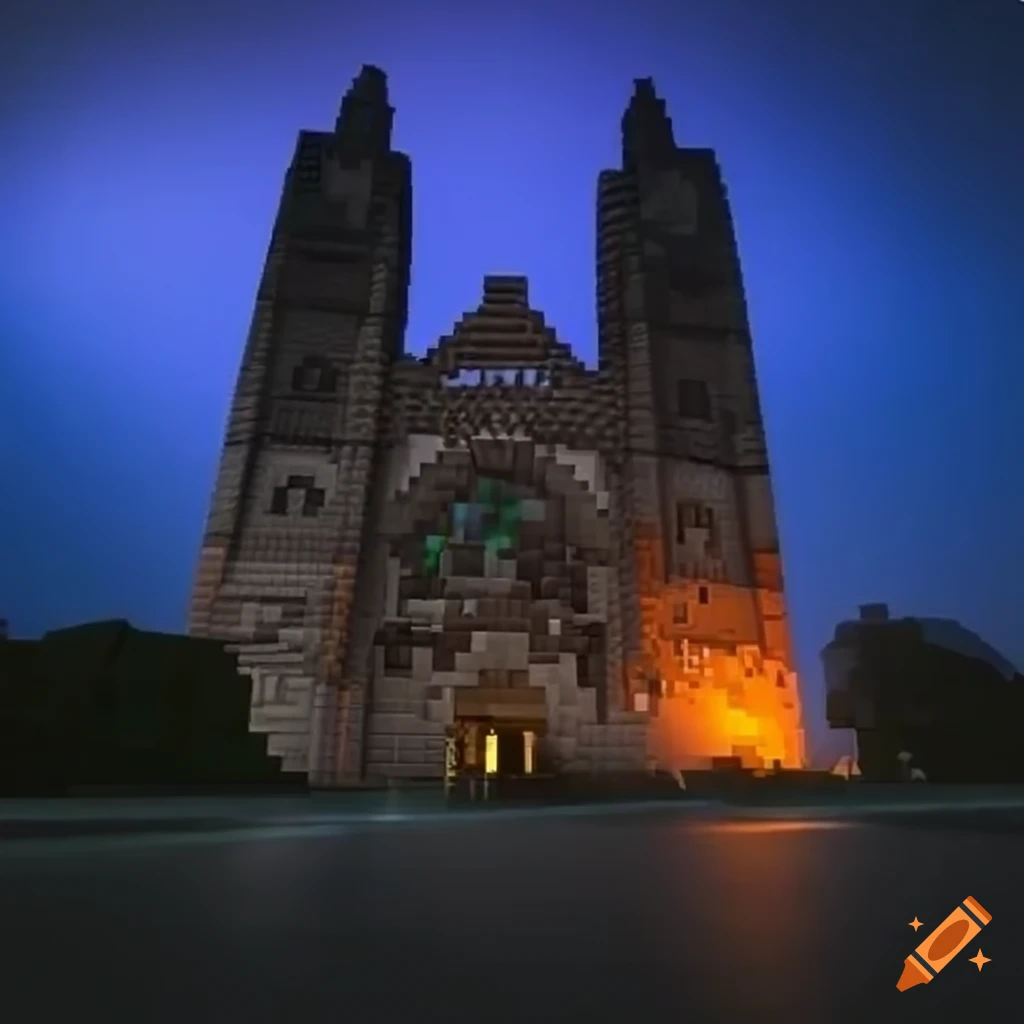 Minecraft on Craiyon