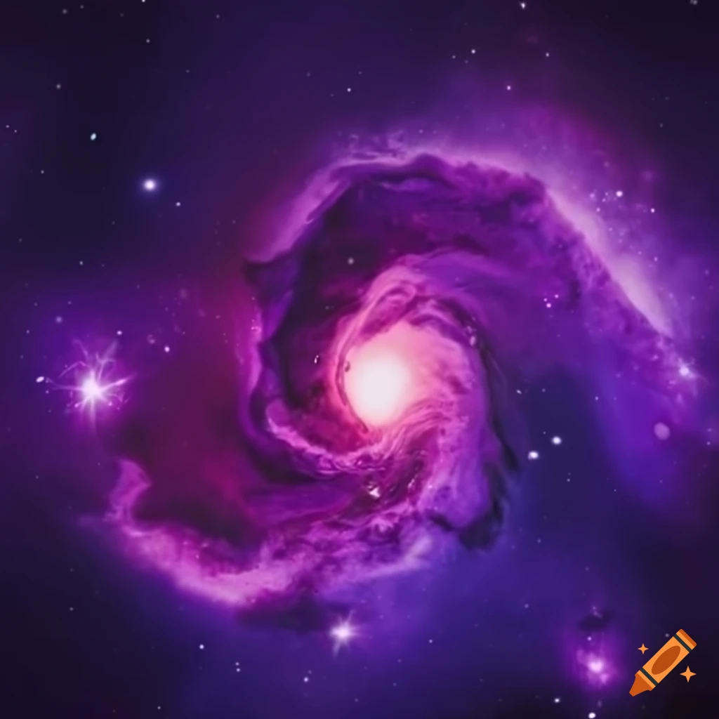 Violet galaxy