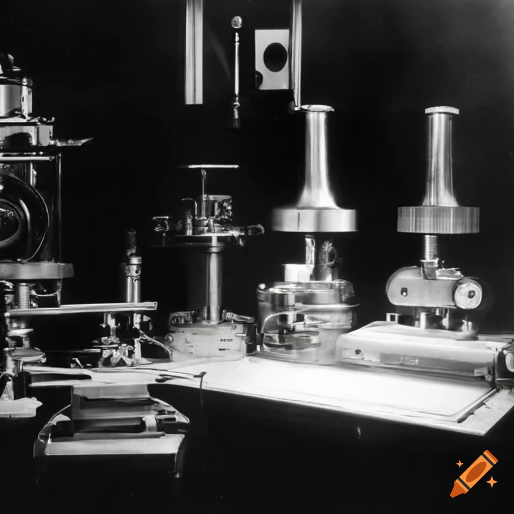 1930s monster movie laboratory equipment