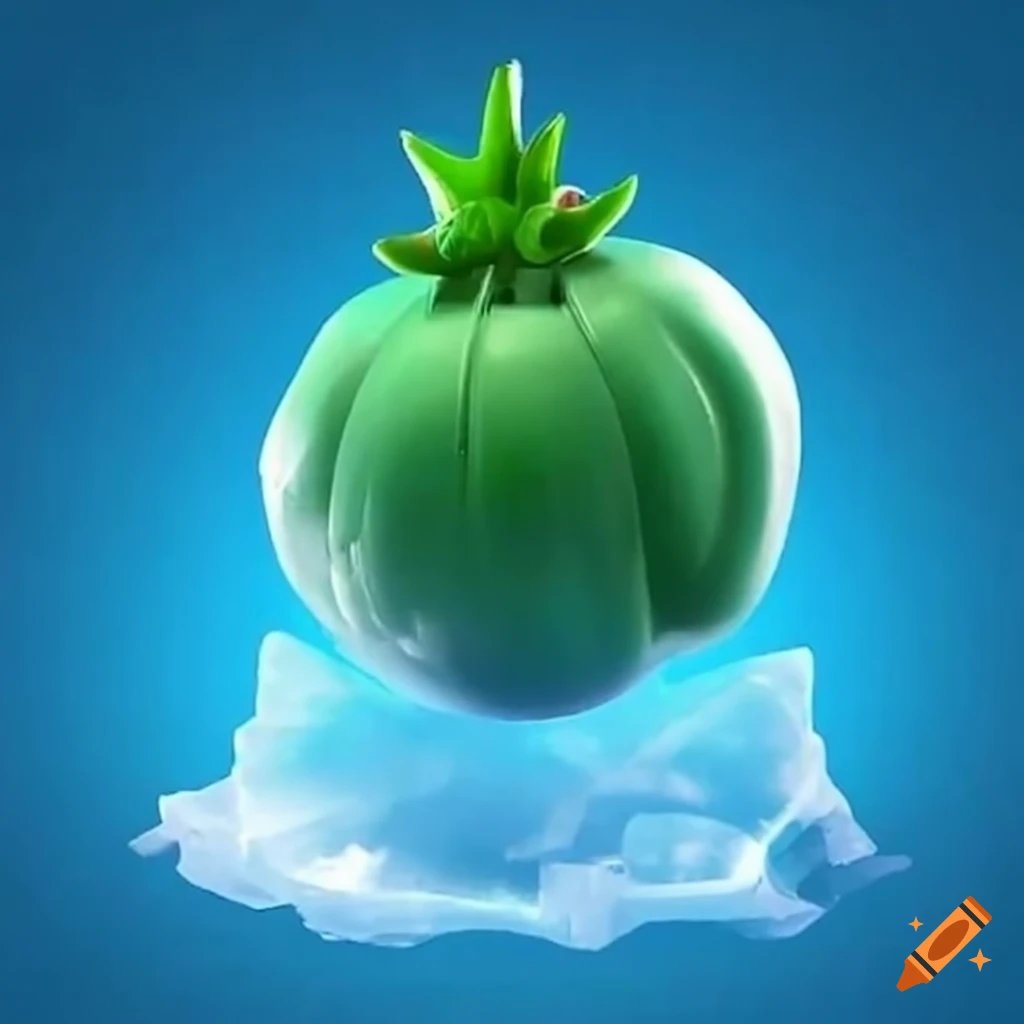 Clash royale mobile game magic frozen vegetable inside ice