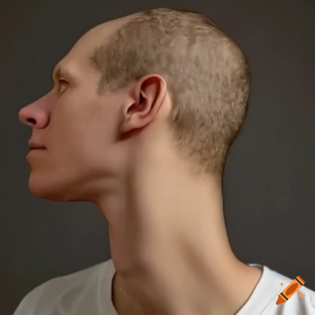 A guy with a gigantic neck hump on Craiyon