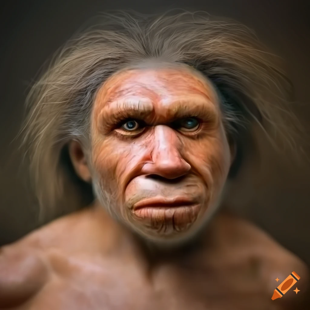 High resolution neanderthal portrait