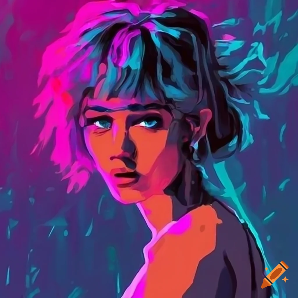 80s retro art
