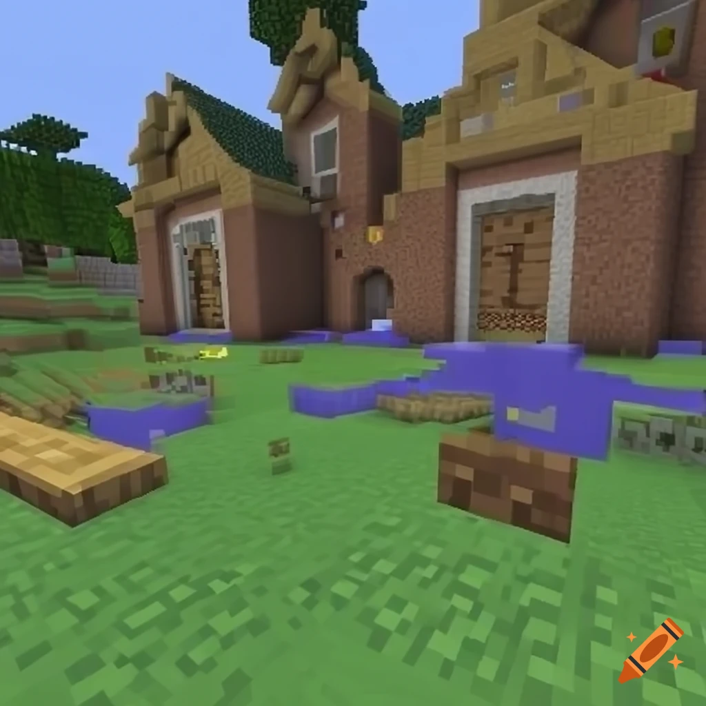 Minecraft's dedicated builders on Craiyon