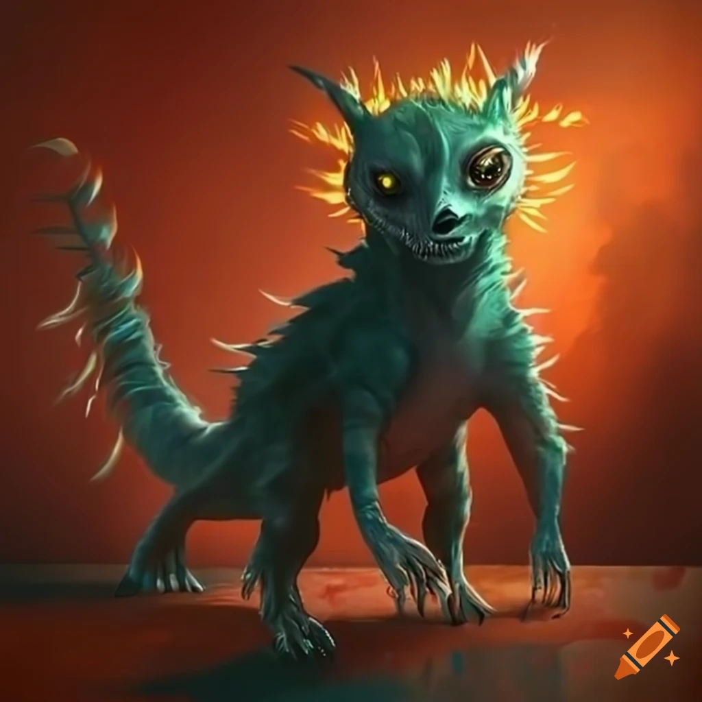 Digital Creatures Inspired on Craiyon