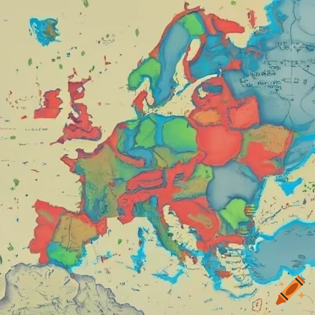 Understanding map structures on Craiyon