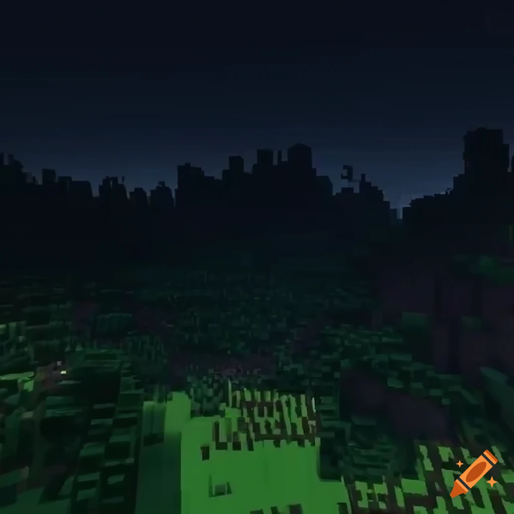 Minecraft server metrics on Craiyon