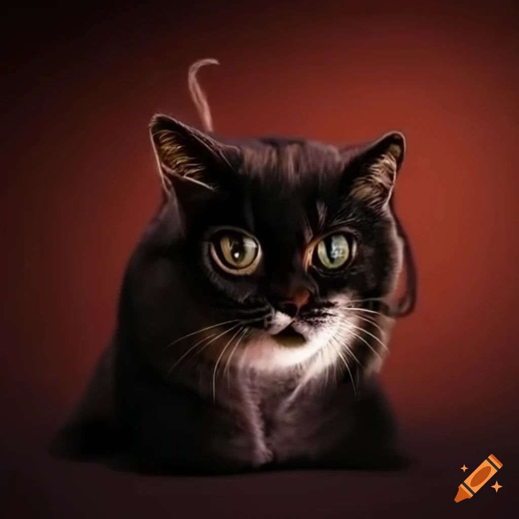 Stylish cat servers on Craiyon