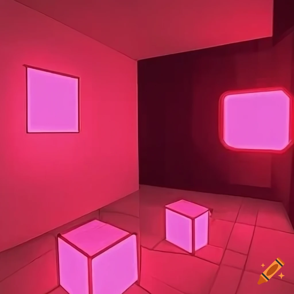 Cube aesthetic on Craiyon