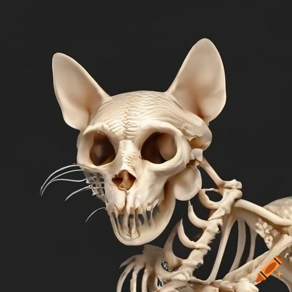 Cat skeleton